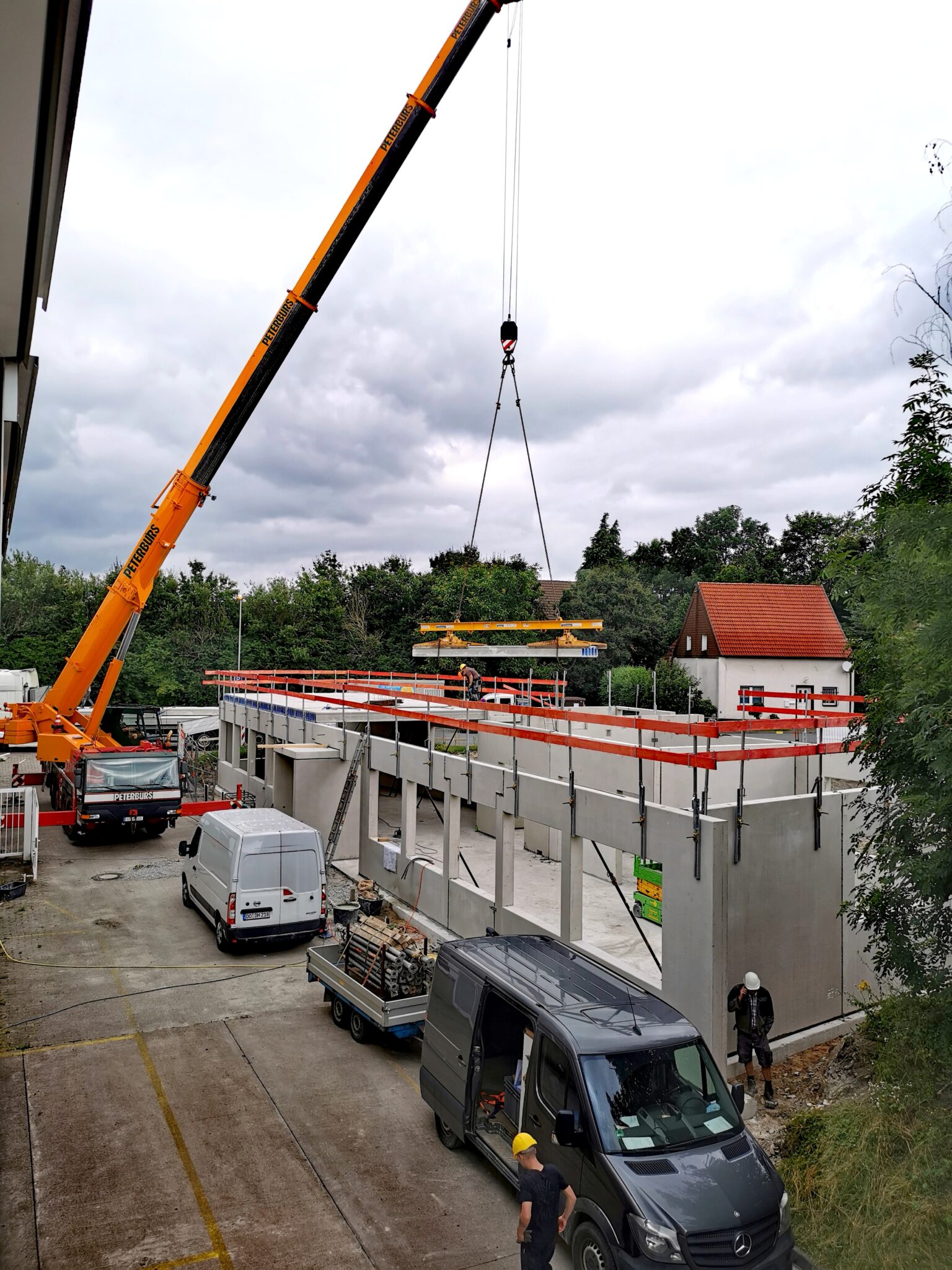 Der Neubau wächst | SCHRADER